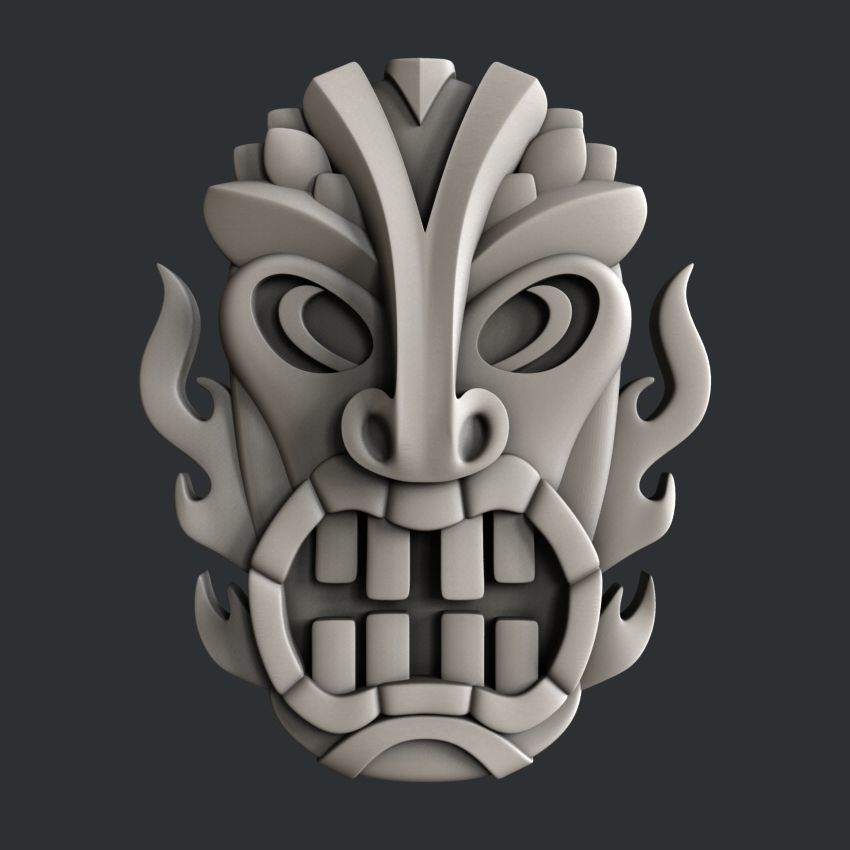 3d STL models for CNC or 3d printer set totem 3D model 3D printable ...