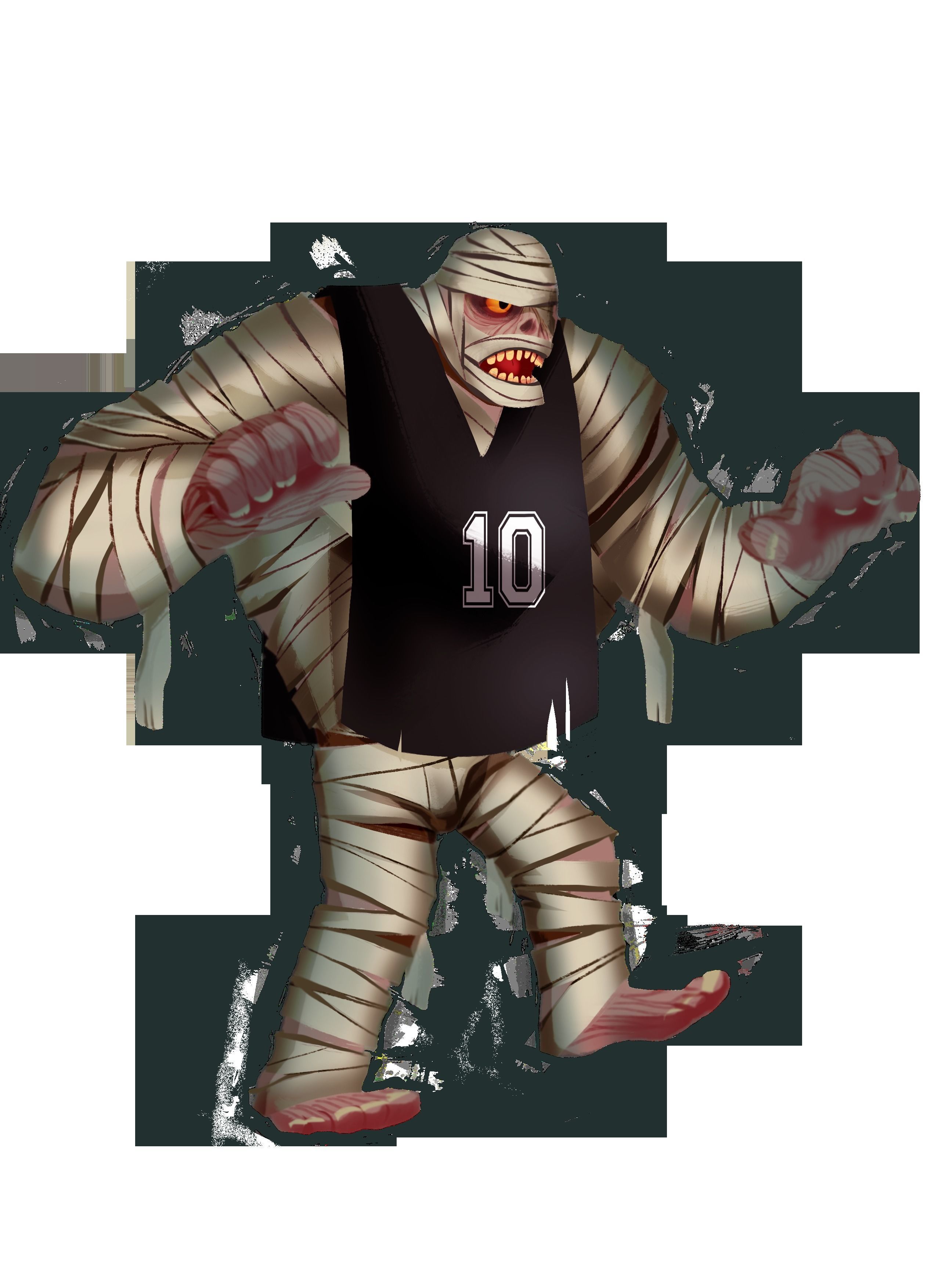 Mummy 2 wooden figure flying in air 3D model 3D printable | CGTrader