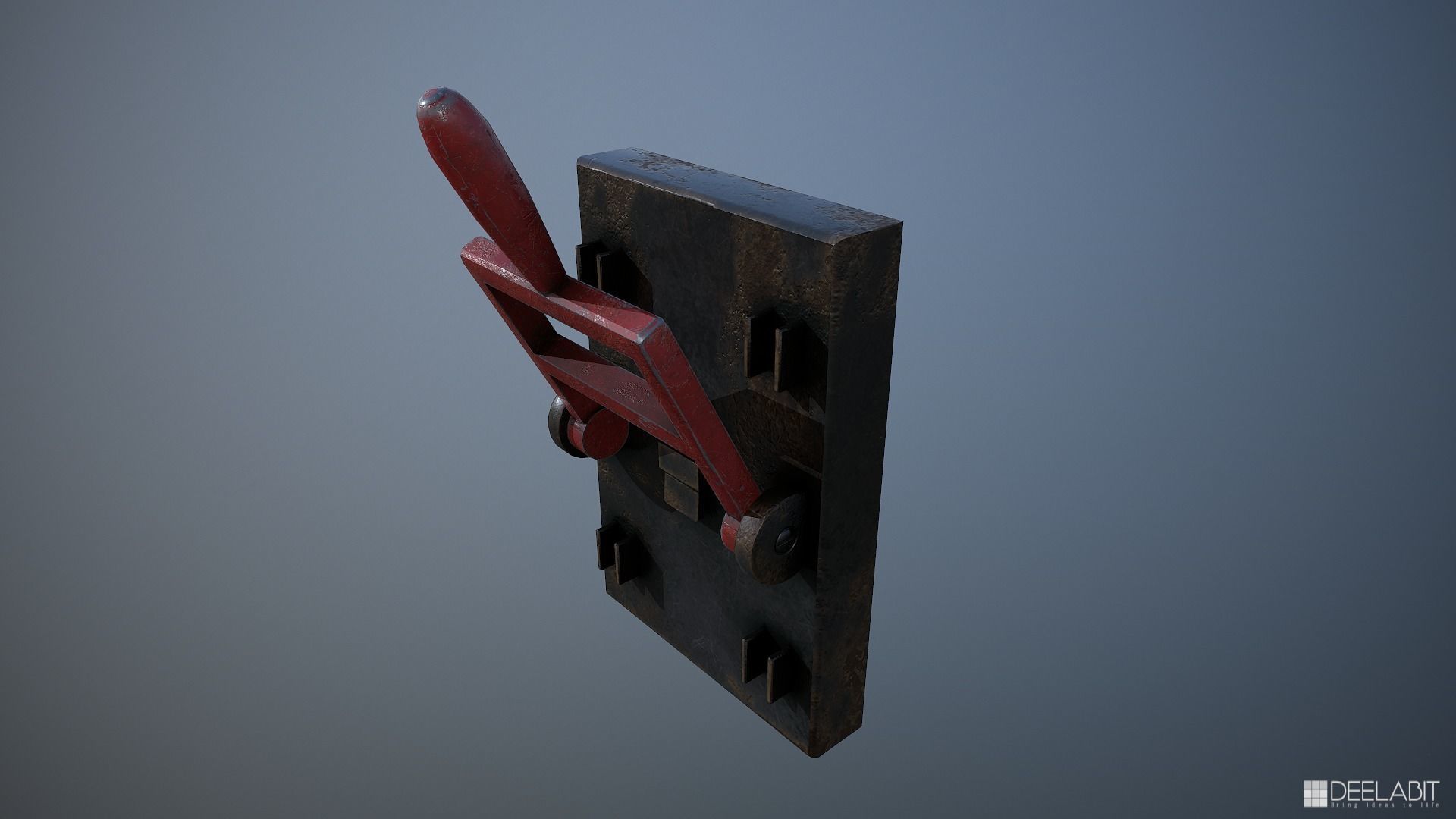 3D model Rusted lever switch VR / AR / low-poly animated | CGTrader