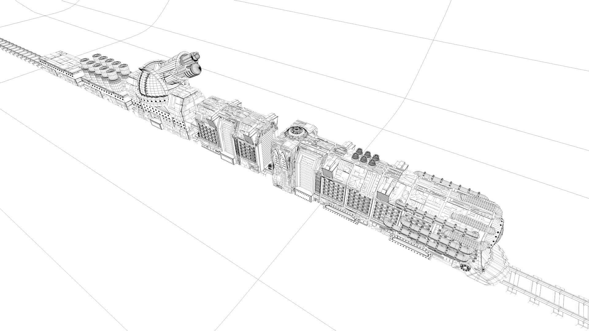 Armored Train High Poly 3D model | CGTrader