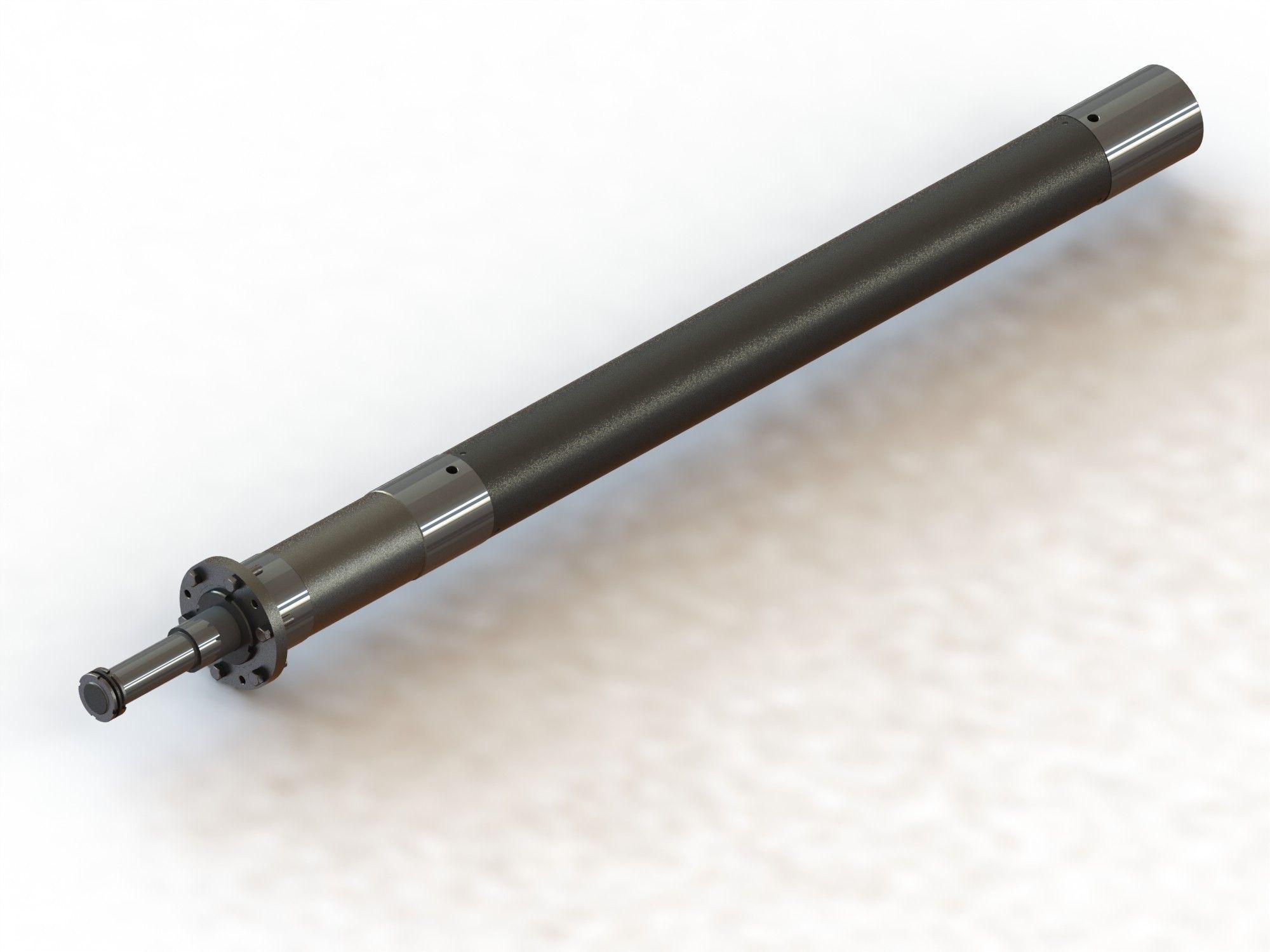 Pneumatic cylinder free 3D model | CGTrader