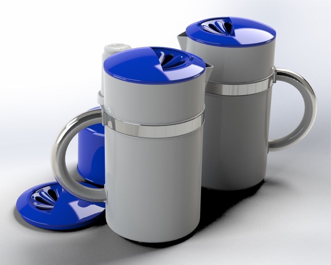 water filter jug 3D model | CGTrader