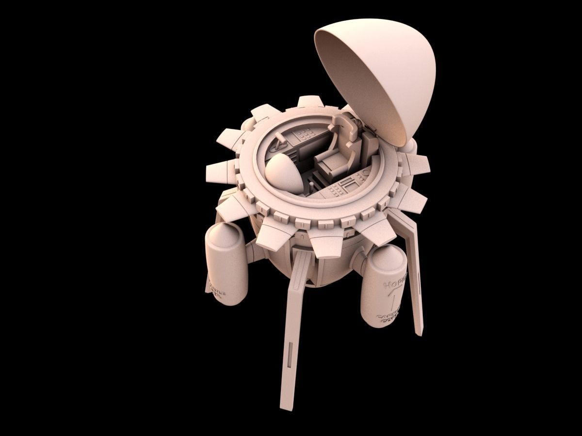 Dragon ball time machine 3D model 3D printable | CGTrader