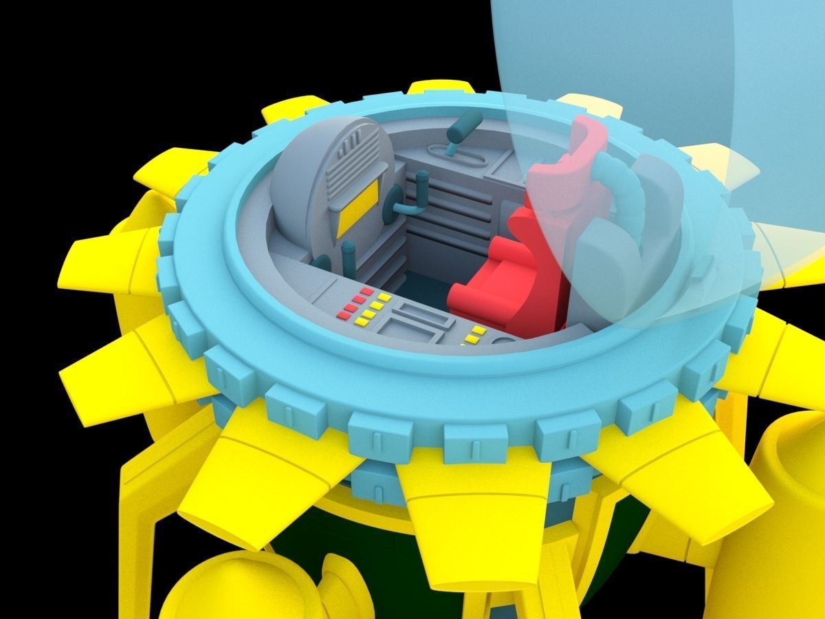 Dragon ball time machine 3D model 3D printable | CGTrader