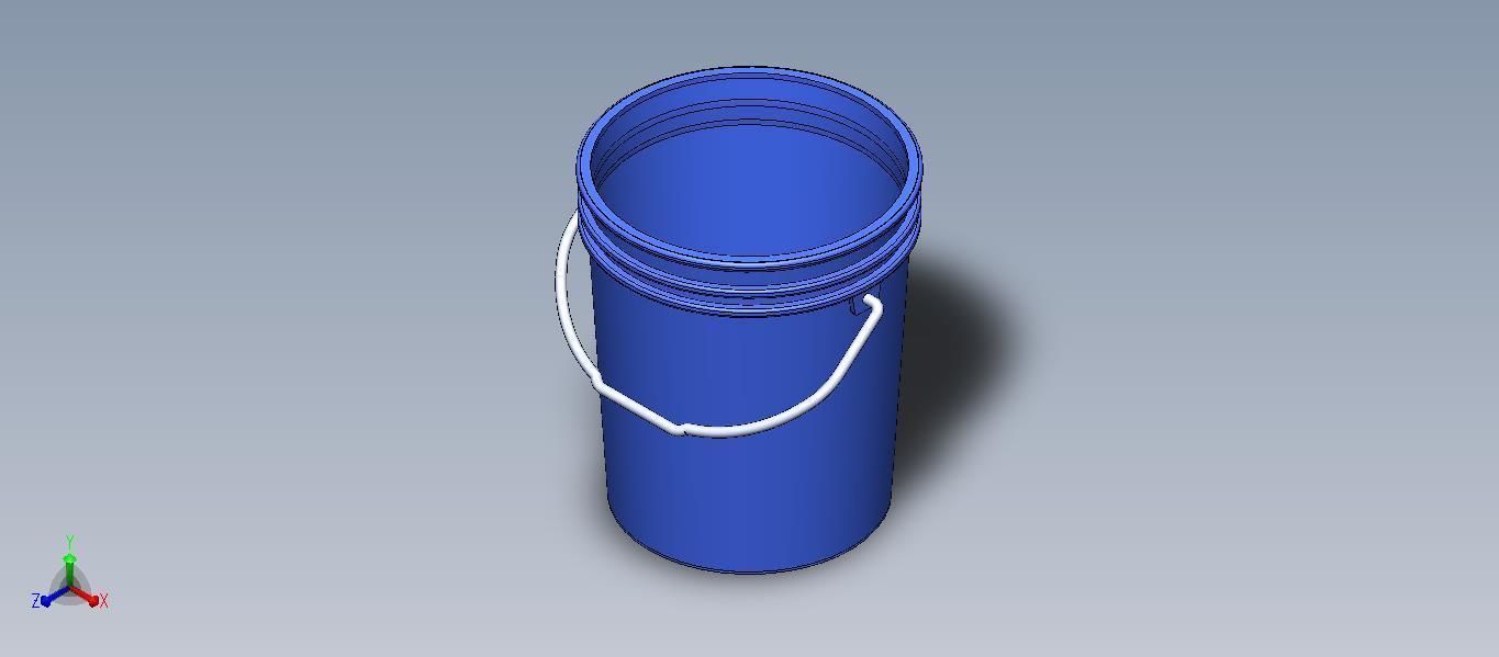 Five-Gallon Bucket free 3D model | CGTrader