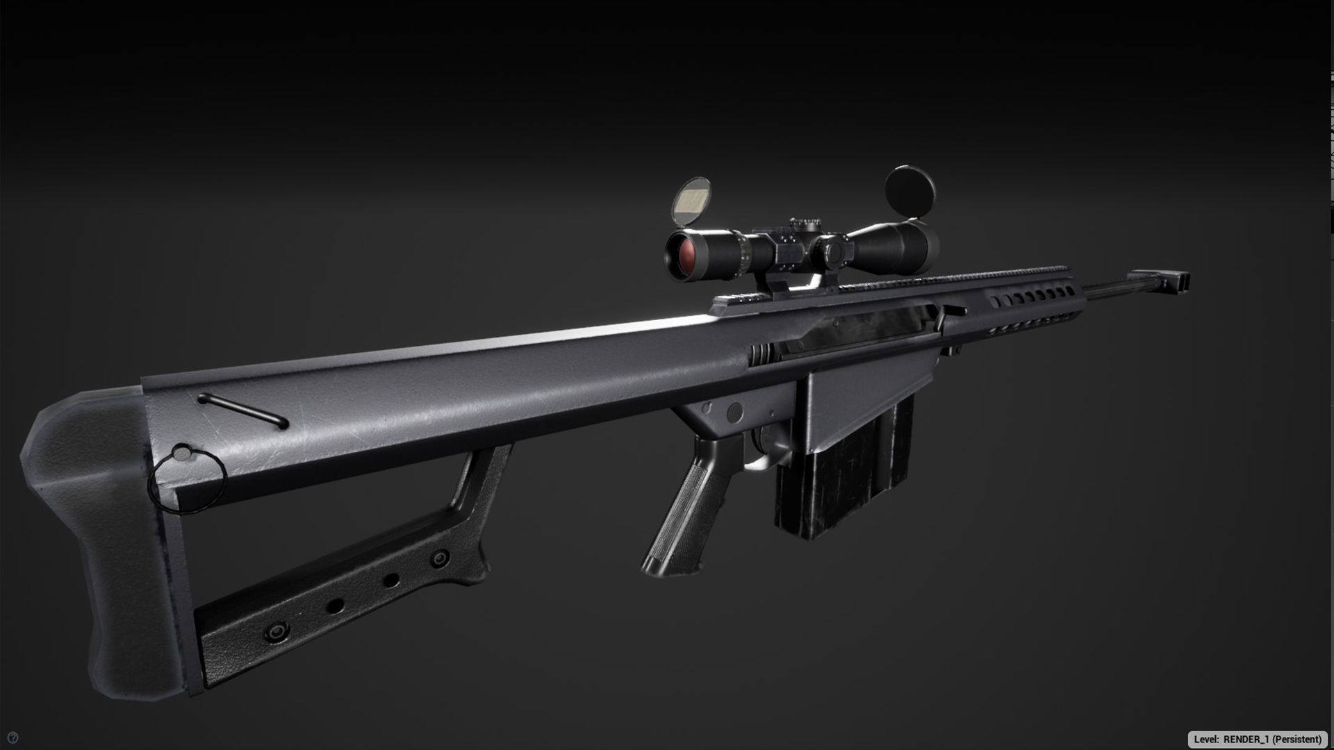 3D model M82 Barrett VR / AR / low-poly rigged | CGTrader