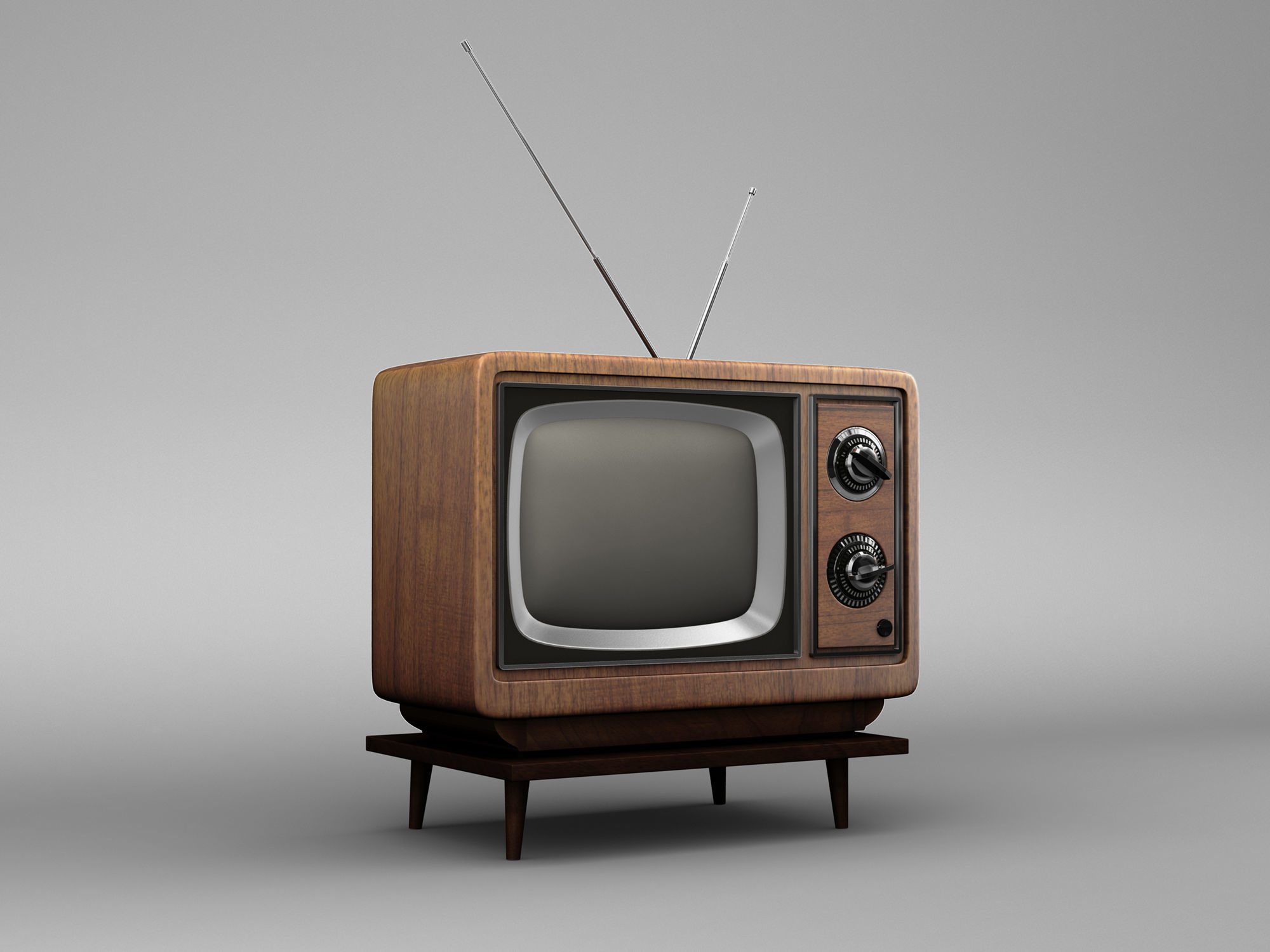 OLD Tv model 3D model | CGTrader