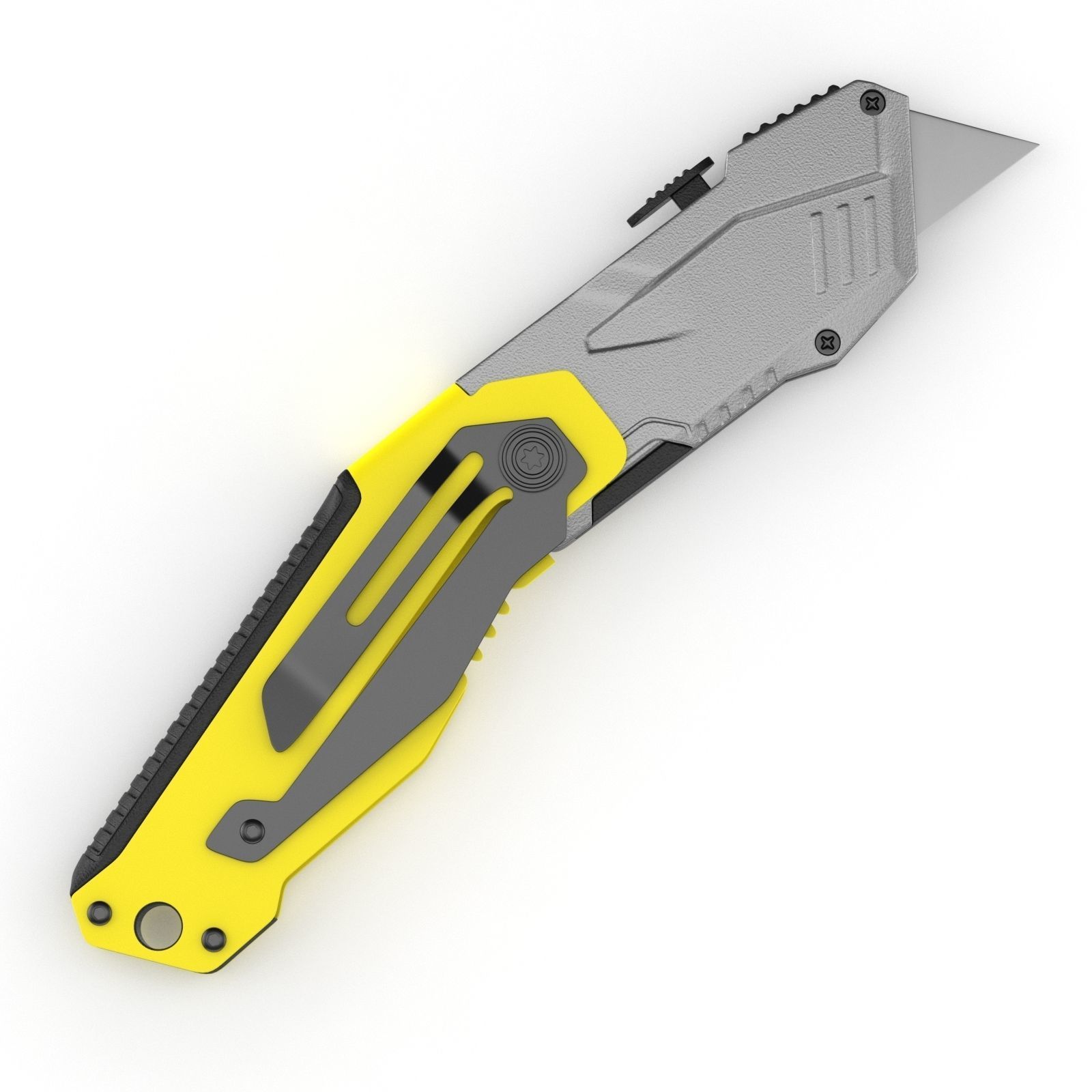 Folding Retract Knife 3D model | CGTrader
