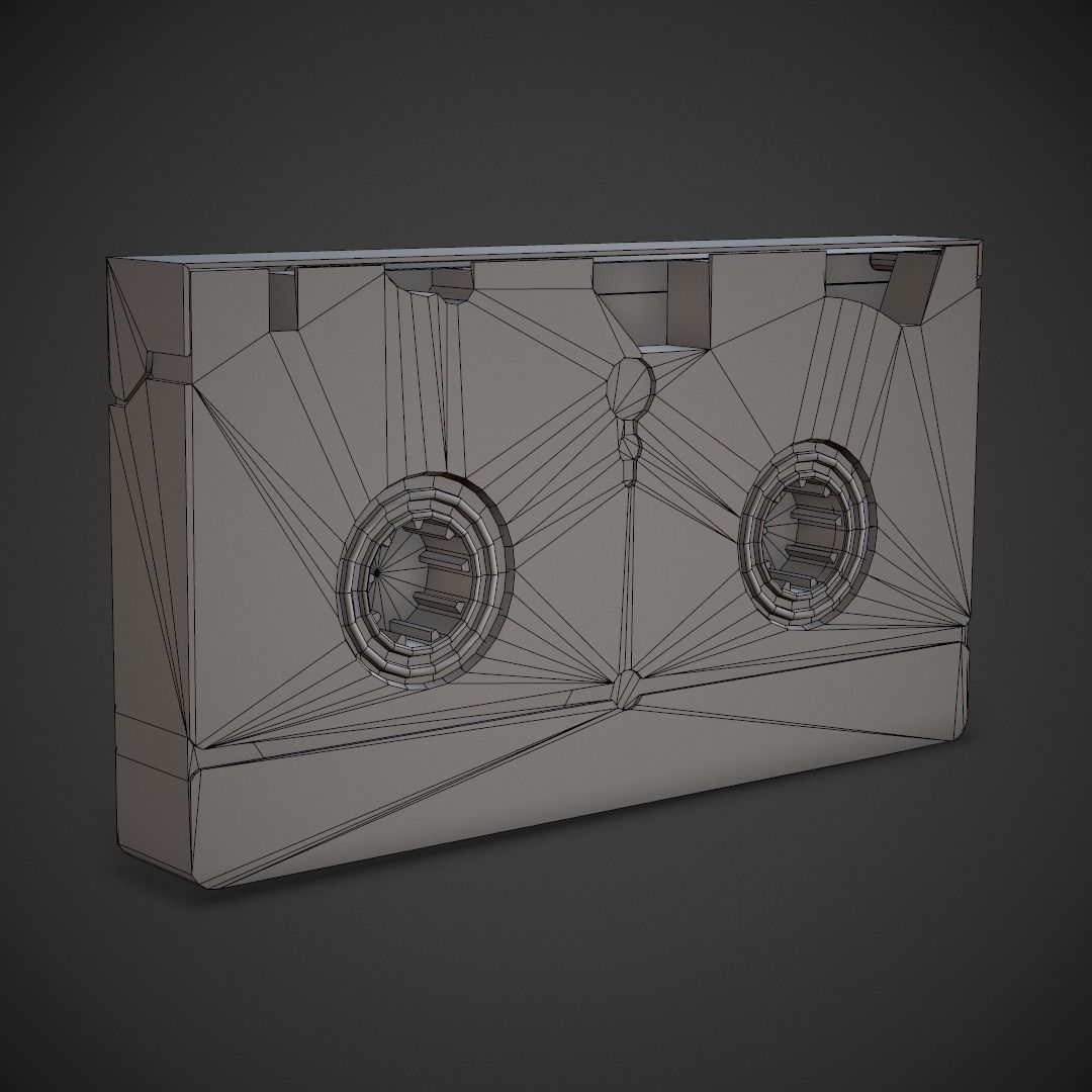 3D model VHS cassette VR / AR / low-poly | CGTrader