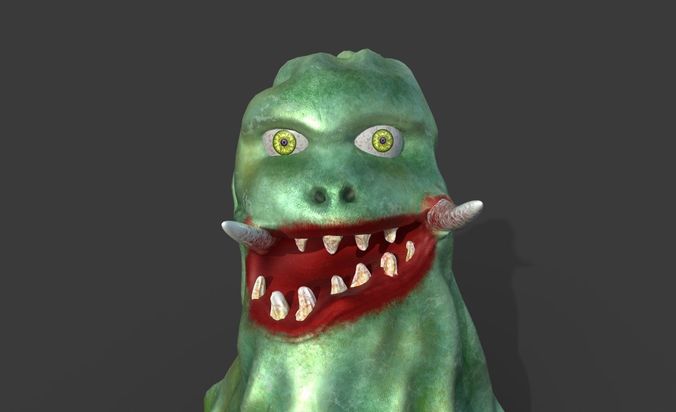 3D model The Slim Blob VR / AR / low-poly | CGTrader