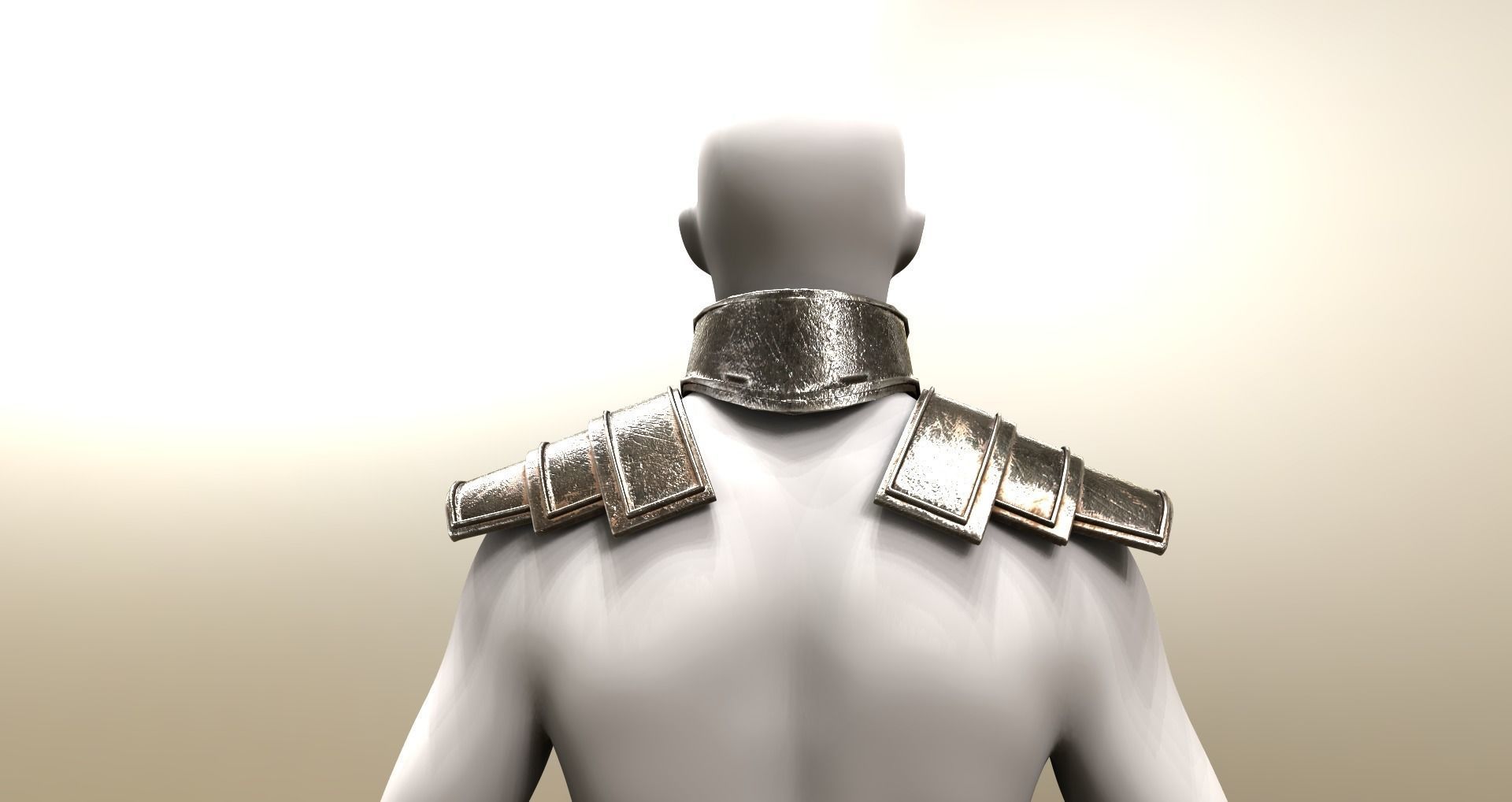 3D model Body and shoulder armor VR / AR / low-poly | CGTrader