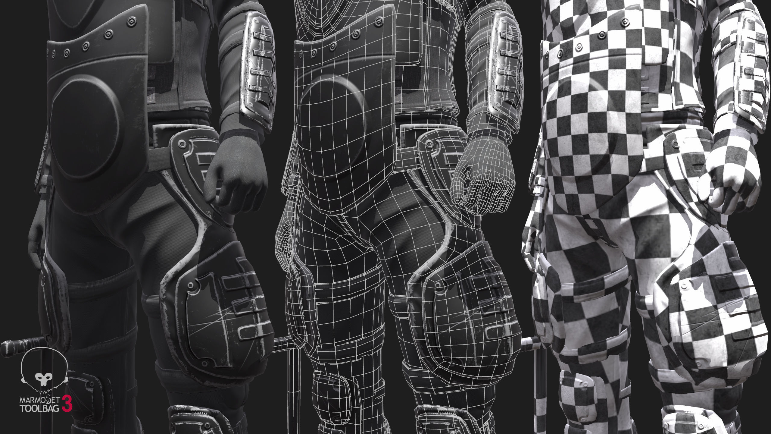 3D model Riot Armor VR / AR / low-poly rigged animated | CGTrader