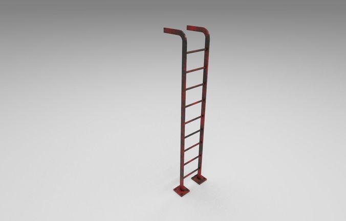 3D model Metal ladder VR / AR / low-poly | CGTrader