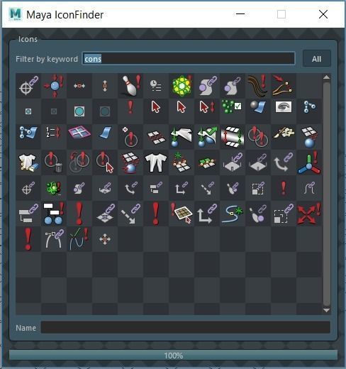 Maya Icon Finder free 3D model | CGTrader