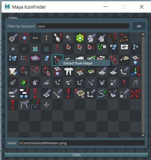 Maya Icon Finder free 3D model | CGTrader