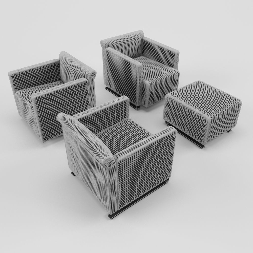 Armchairs - Quant COR 3D model | CGTrader