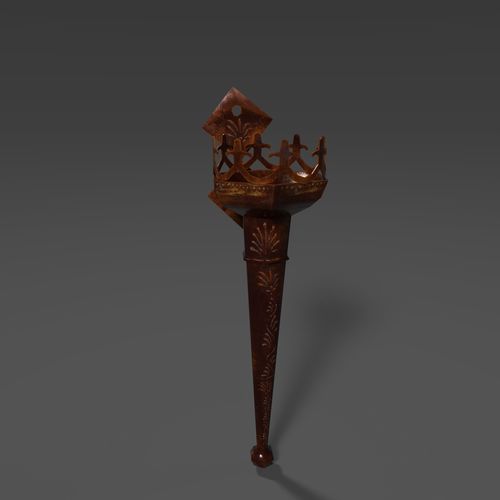 3D model Firetorch ornate olympic torch VR / AR / low-poly | CGTrader