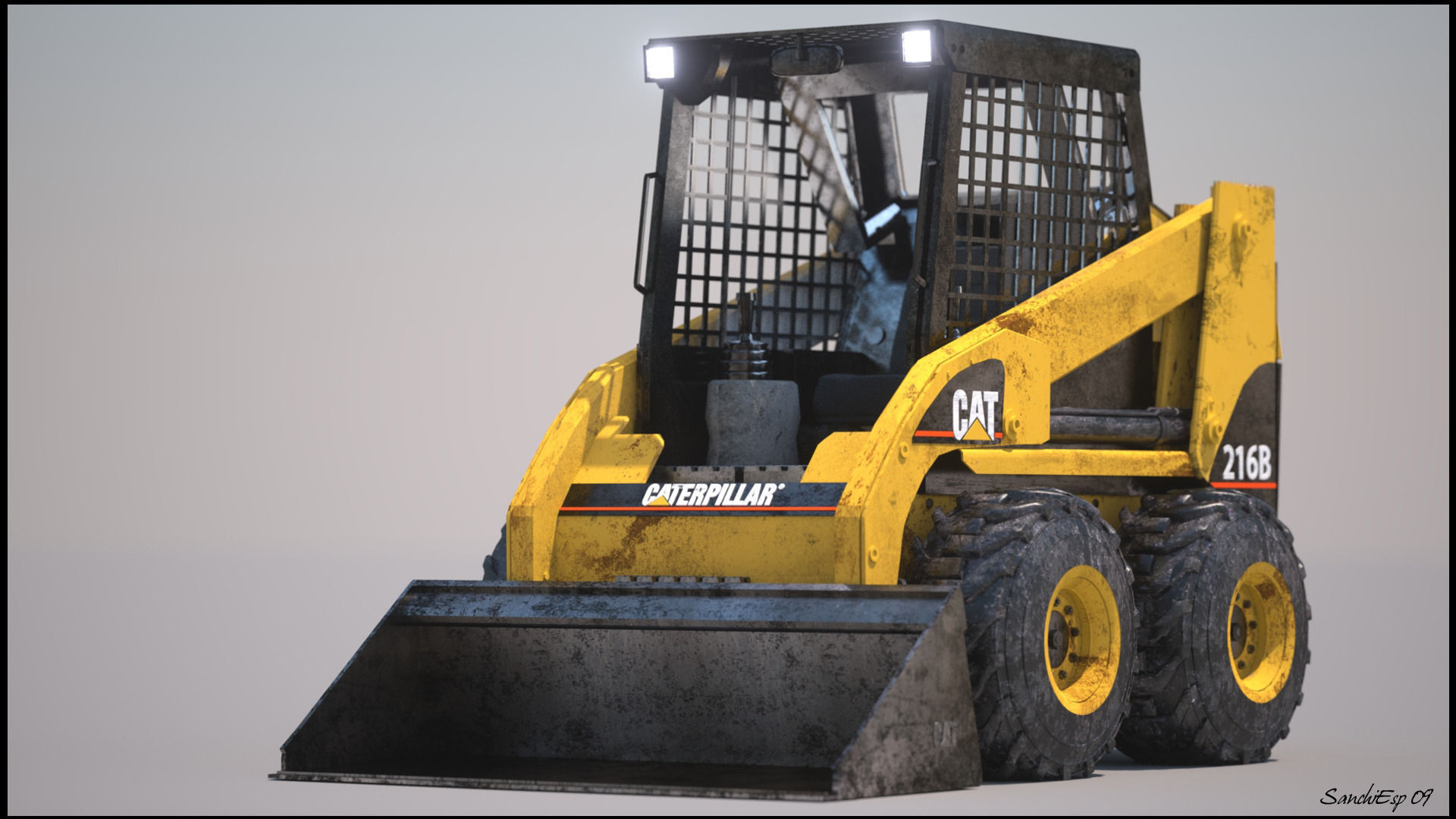 Mini Loader 3D model | CGTrader