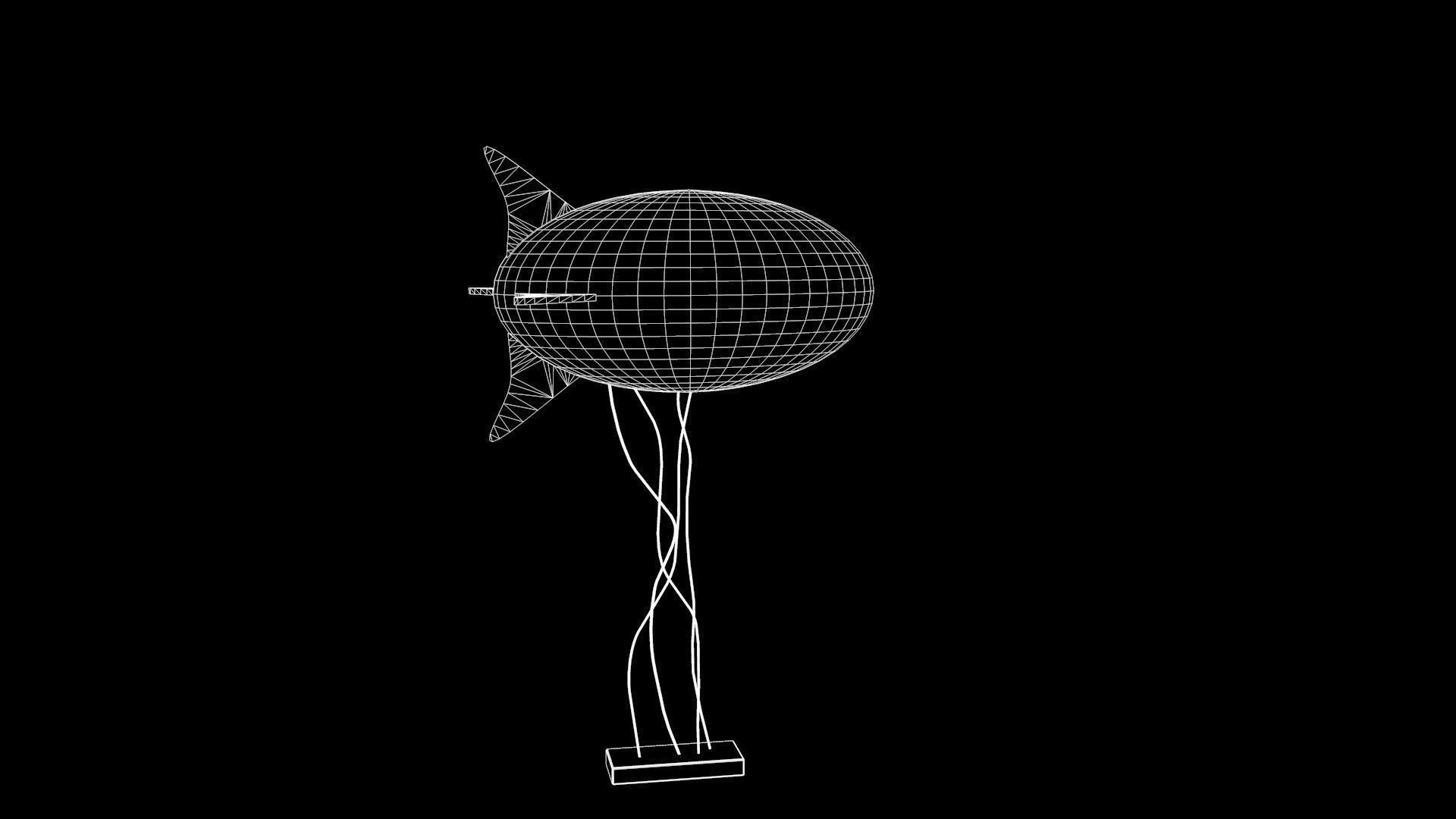 Balloon Arch Triangle flag 3D model | CGTrader