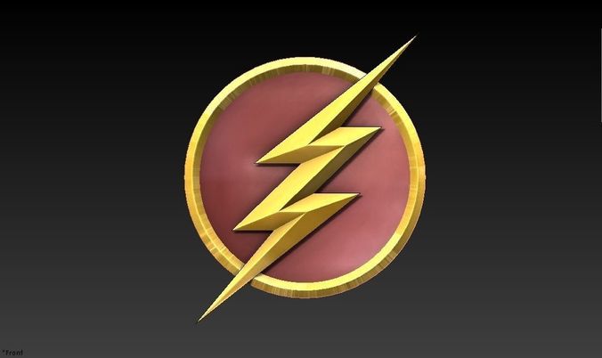 The Flash Shield 3D model | CGTrader