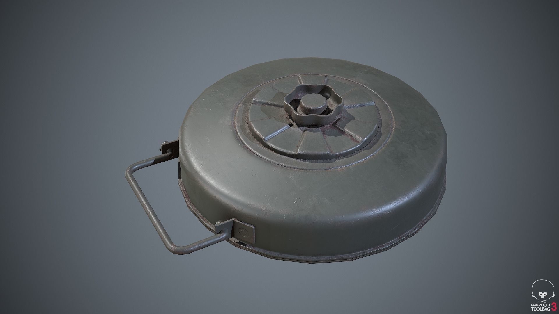 3D model Mine German WW2 VR / AR / low-poly | CGTrader