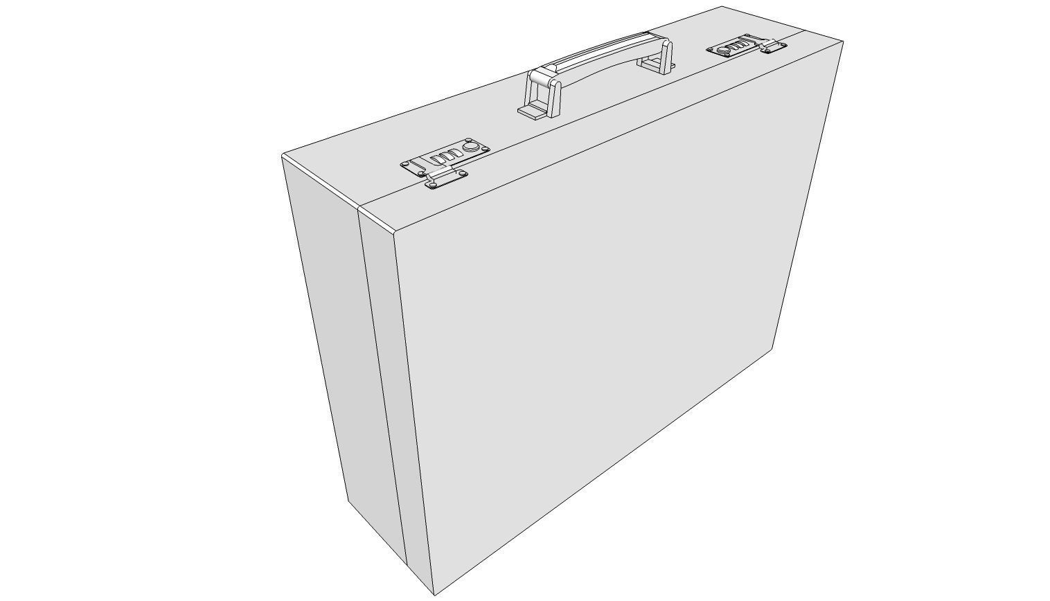 Briefcase 3D model | CGTrader