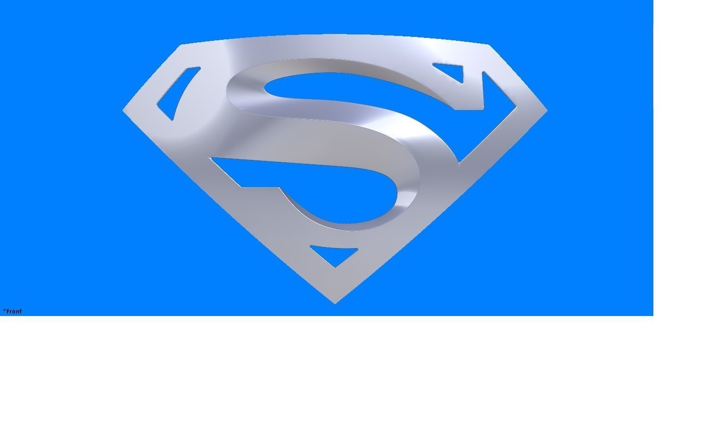 Superman Returns Shield 3D model | CGTrader