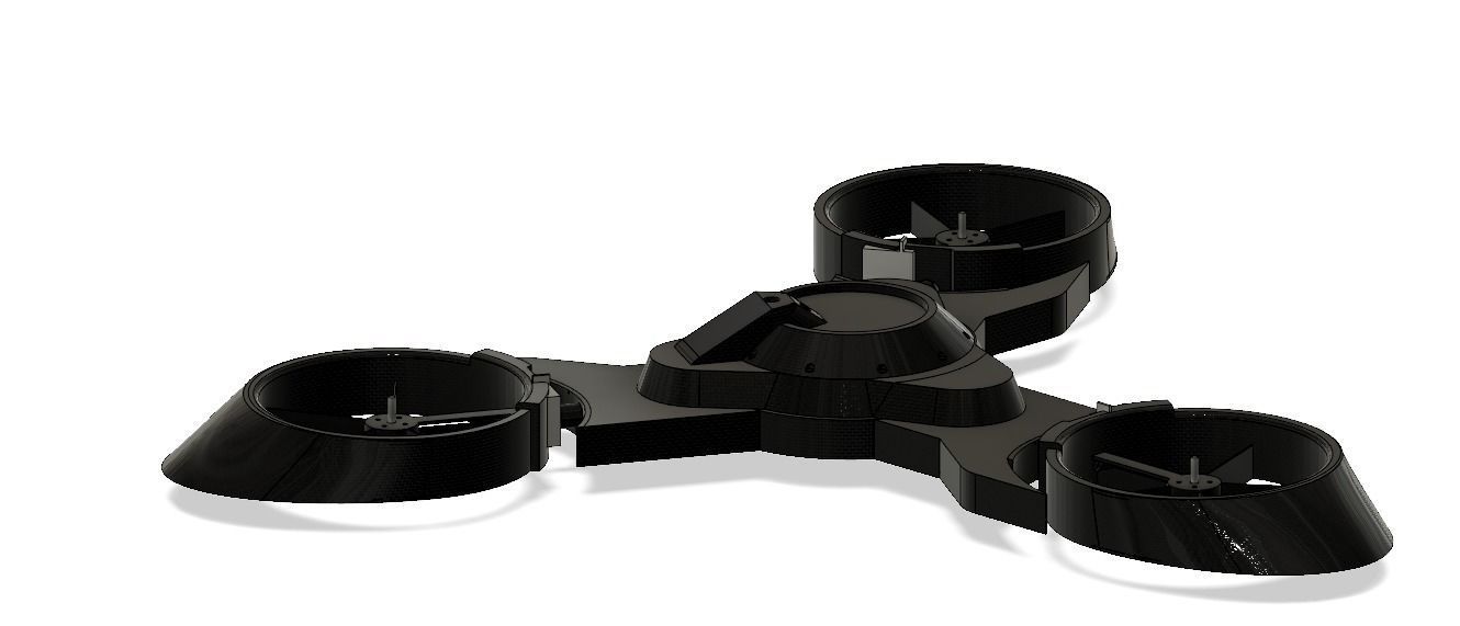 Tri rotor 3D model 3D printable | CGTrader