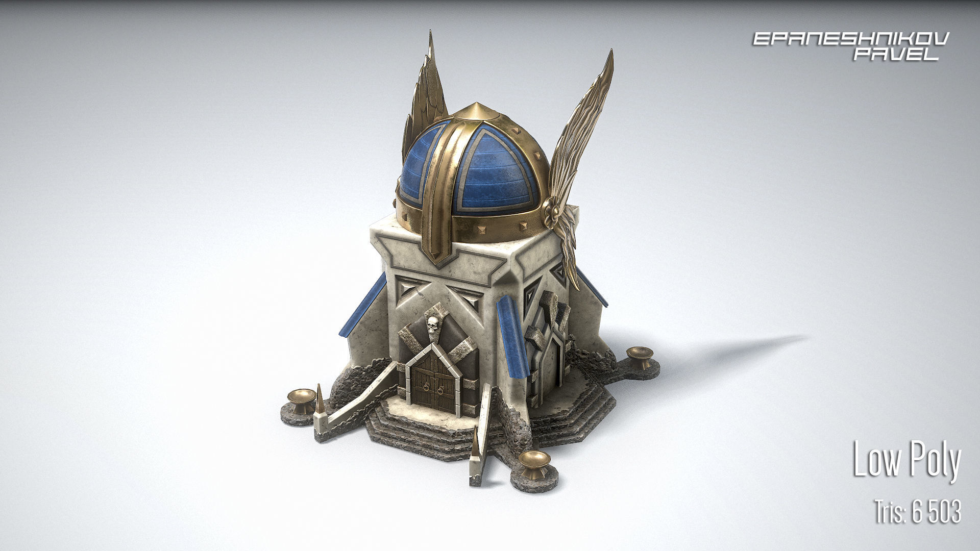 3D model Odin castle VR / AR / low-poly | CGTrader