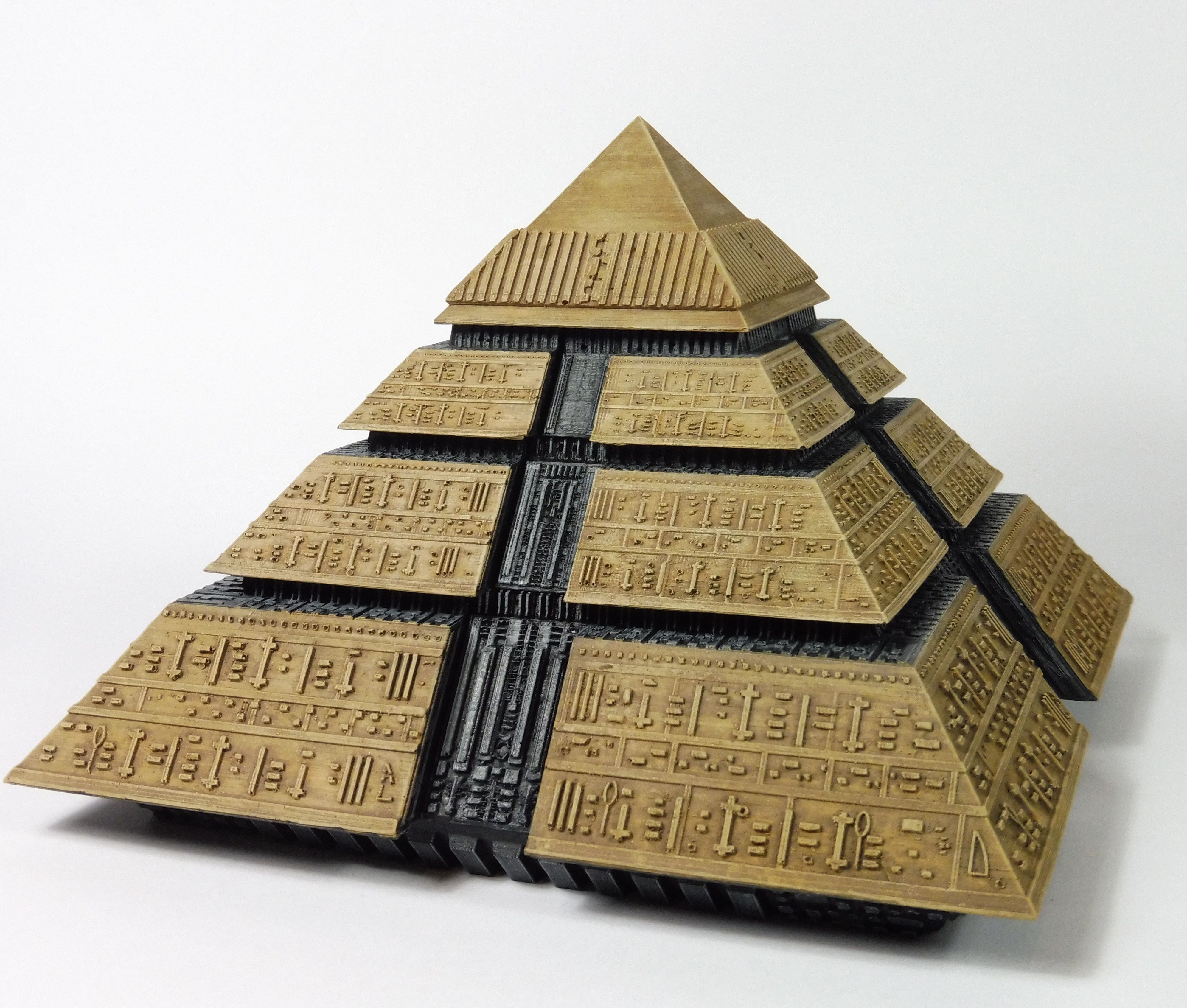 Stargate Ra Pyramid Model Kit 3D model 3D printable | CGTrader
