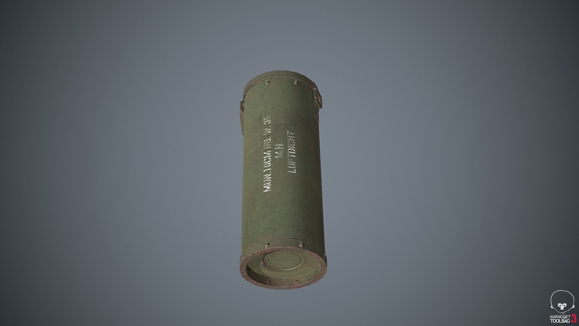 3D model Ammunition Shell Container VR / AR / low-poly | CGTrader