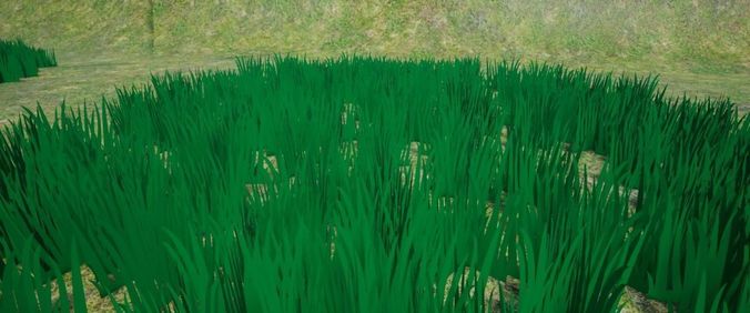 3D model Grass ready for games VR / AR / low-poly | CGTrader