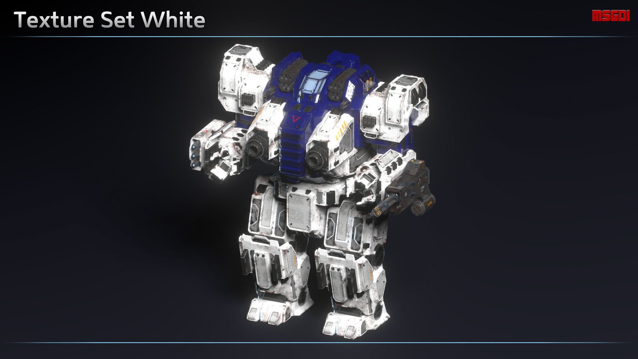 3d Model Assault Mech Dreadnought Vr Ar Low Poly Rigged Animated Cgtrader