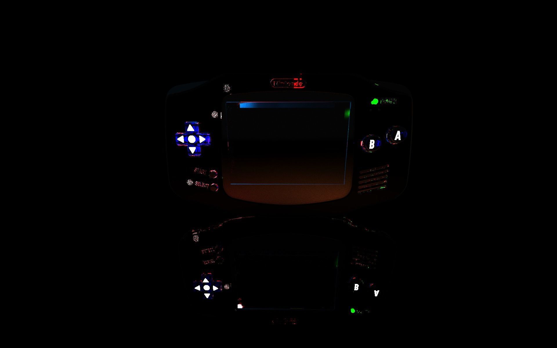 Nintendo Gameboy Advance 3D model | CGTrader