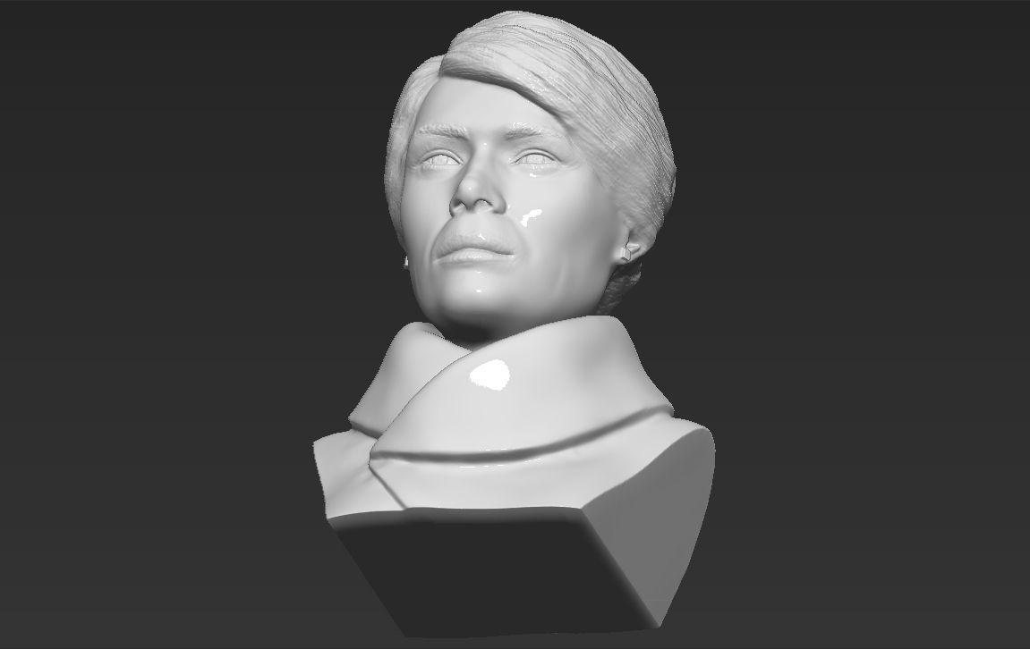 Melania Trump bust 3D printing ready stl obj formats 3D model 3D ...