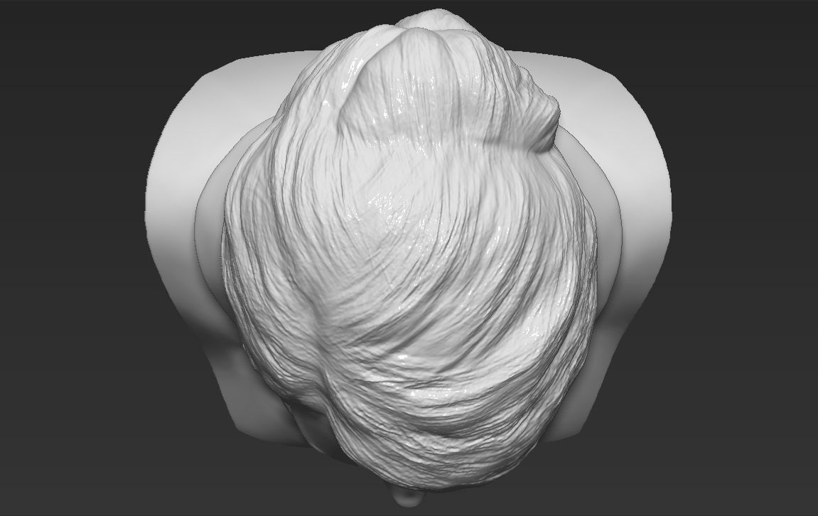 Melania Trump bust 3D printing ready stl obj formats 3D model 3D ...