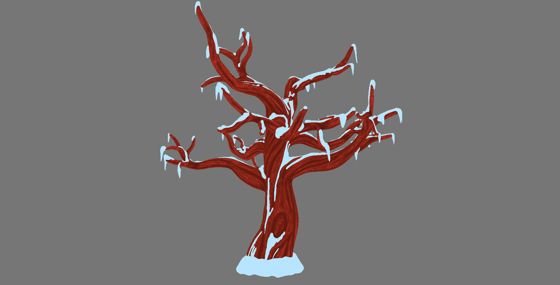 Snow Tree 3D model | CGTrader