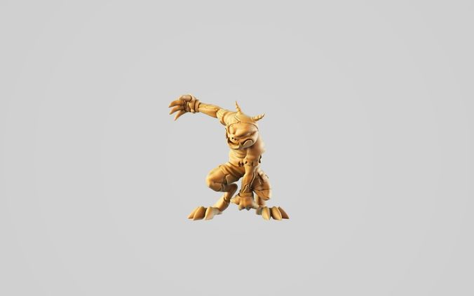Gargoyle 3 3D model 3D printable | CGTrader