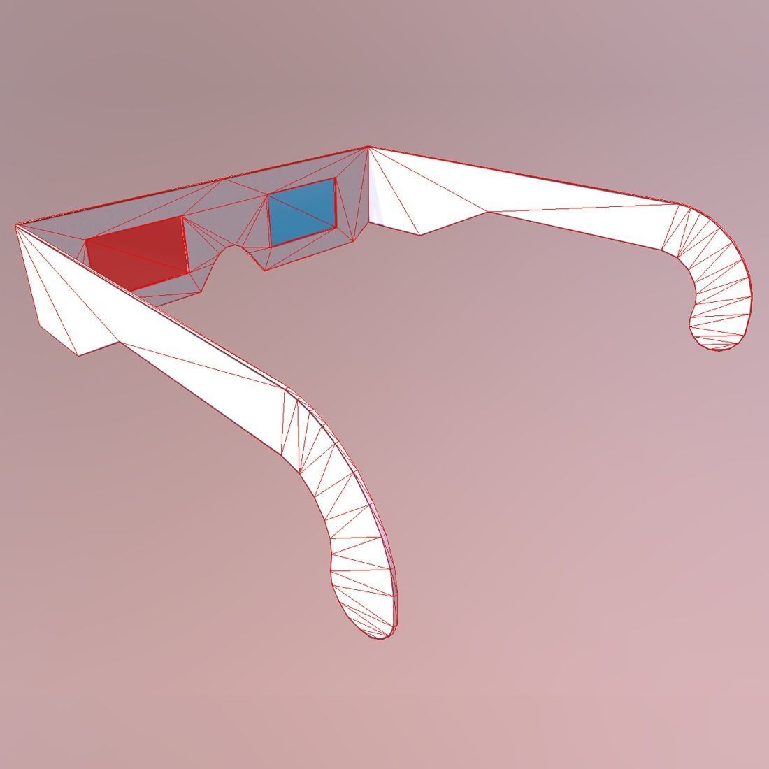 3D model 3D Specs - Glasses VR / AR / low-poly | CGTrader