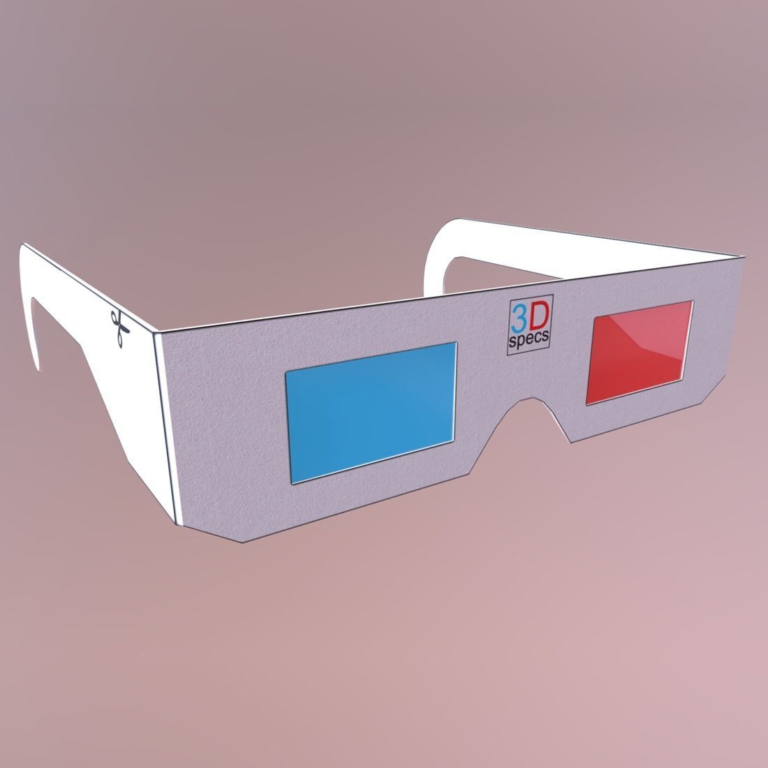 3D model 3D Specs - Glasses VR / AR / low-poly | CGTrader