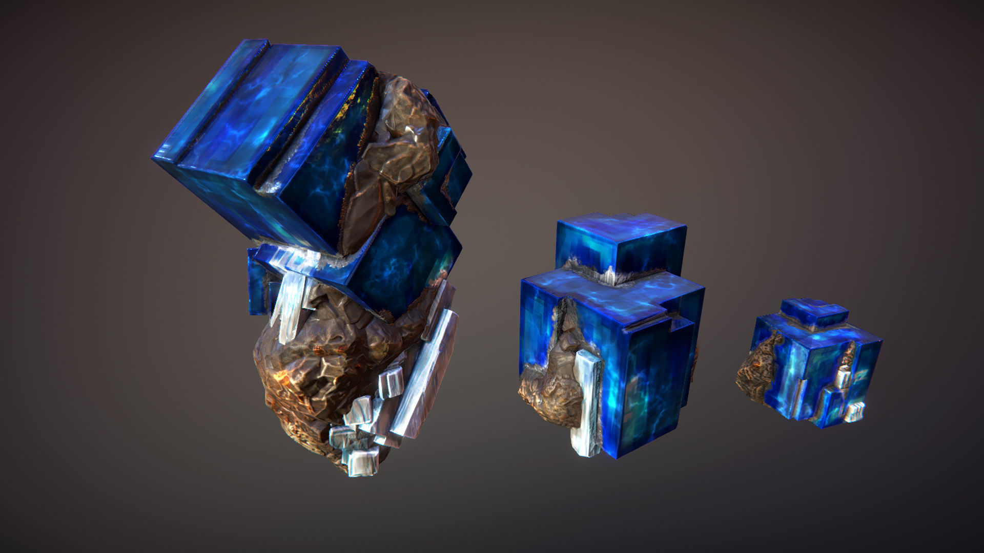 3D model Minerals Pack 2 VR / AR / low-poly | CGTrader