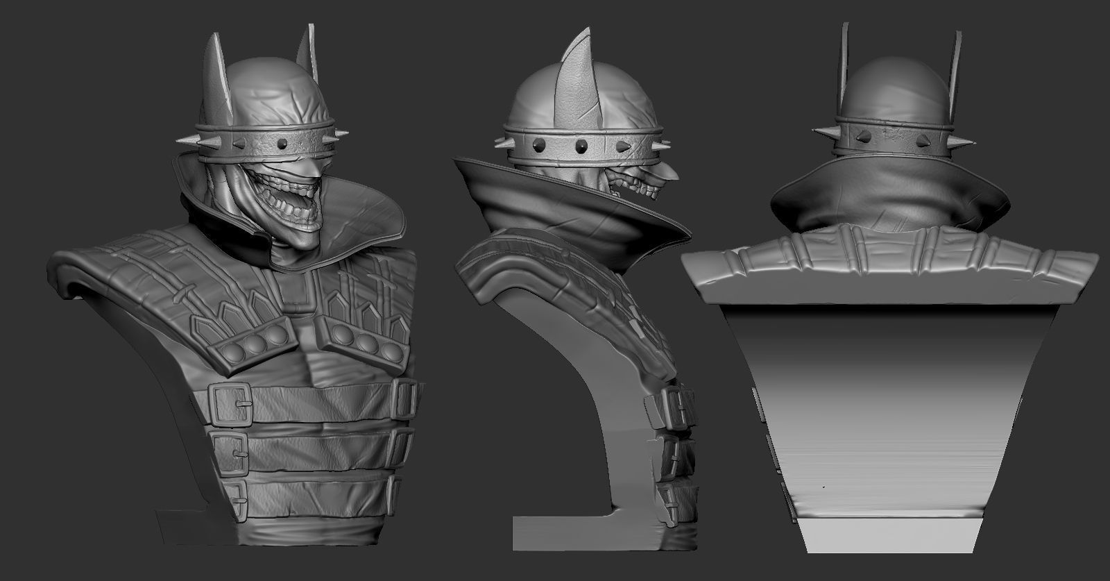 Batman who laughs 3D model 3D printable | CGTrader