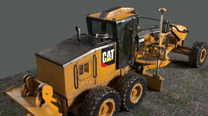 CAT 140M 3D model | CGTrader