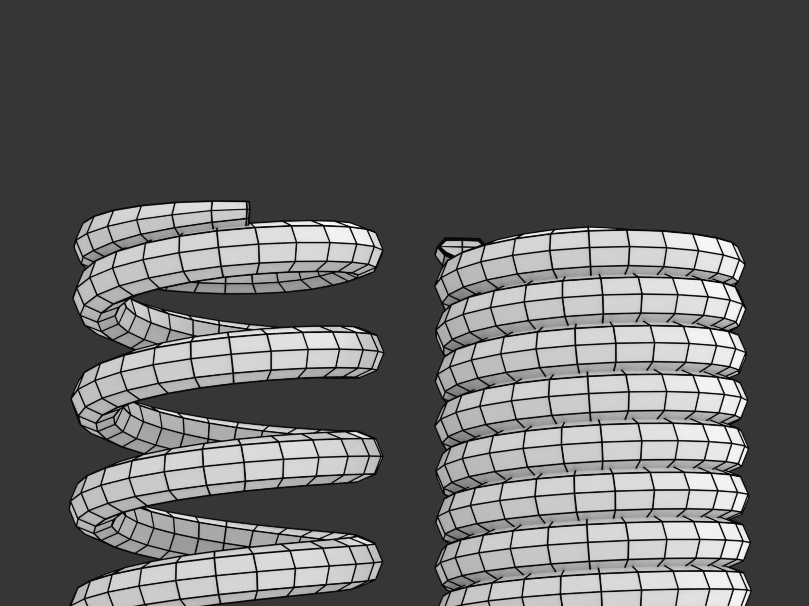 Animated Metal Springs made in Blender 3D model | CGTrader