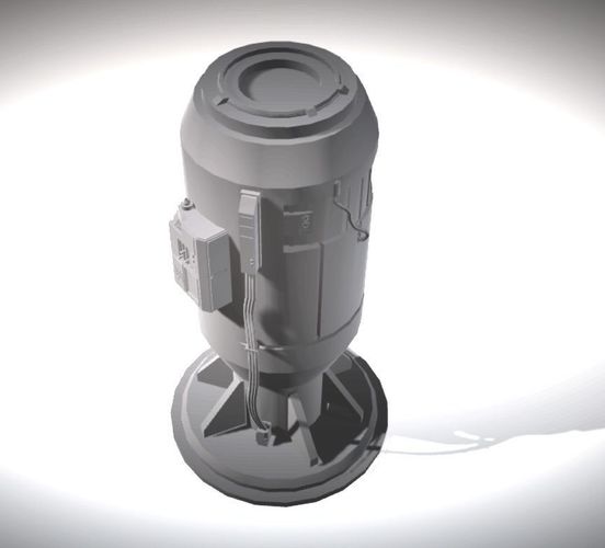 Sci-Fi Power Generator - Tech Element 3D model | CGTrader
