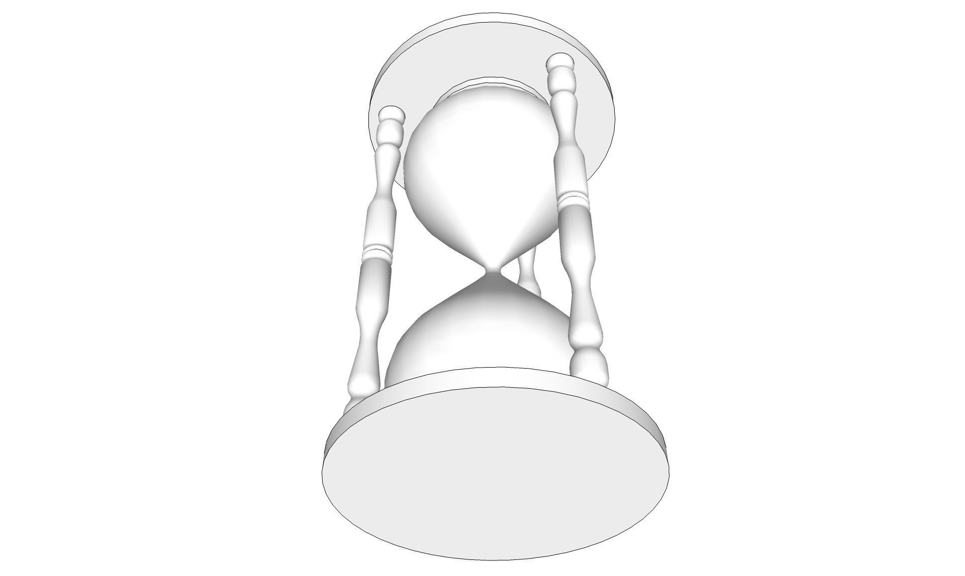 Sand Clock 3D model | CGTrader