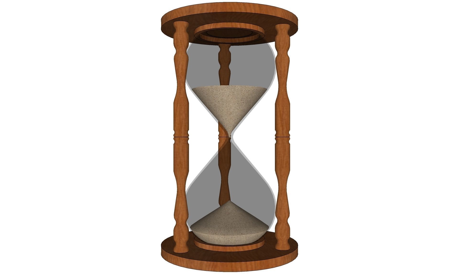Sand Clock 3D model | CGTrader