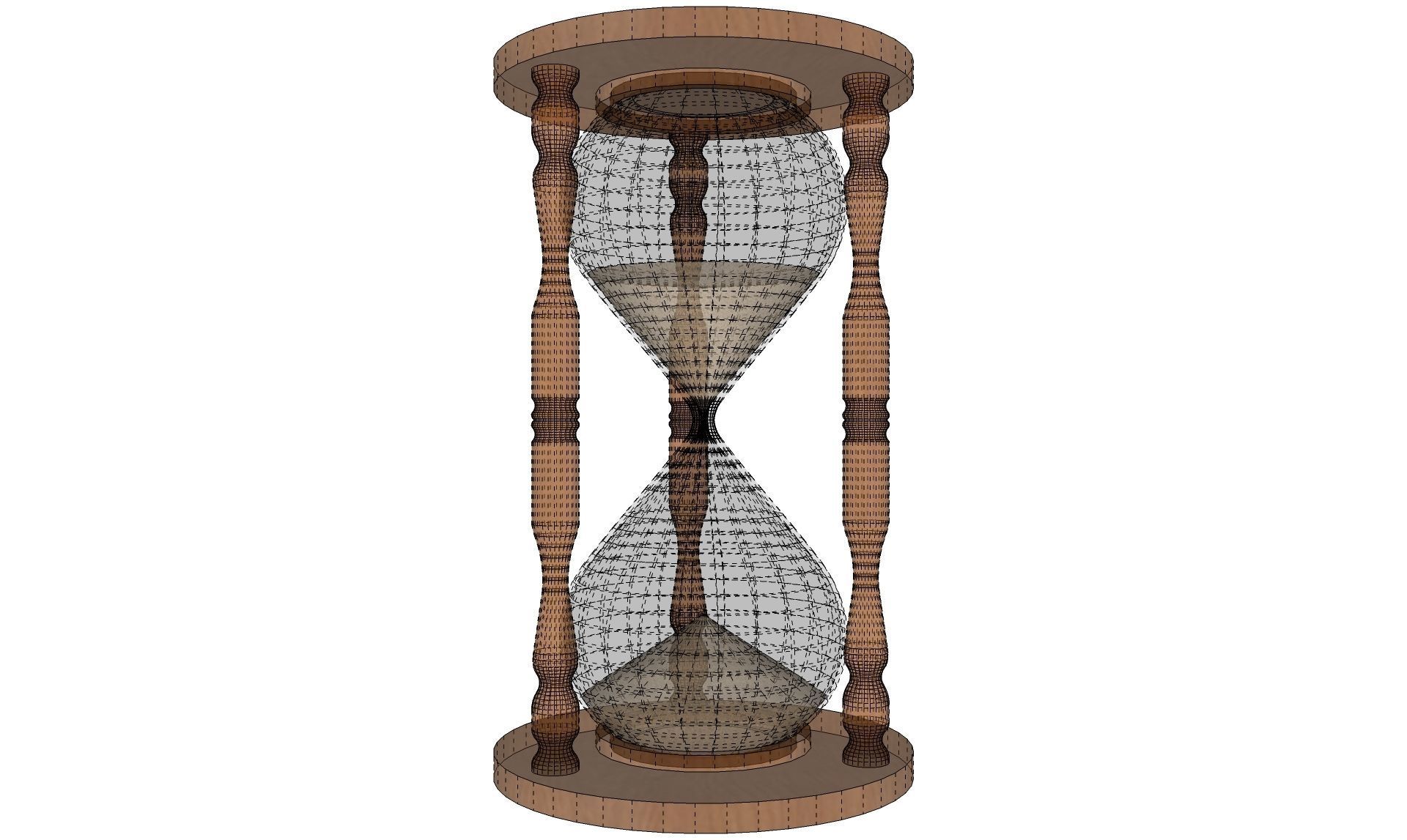 Sand Clock 3D model | CGTrader