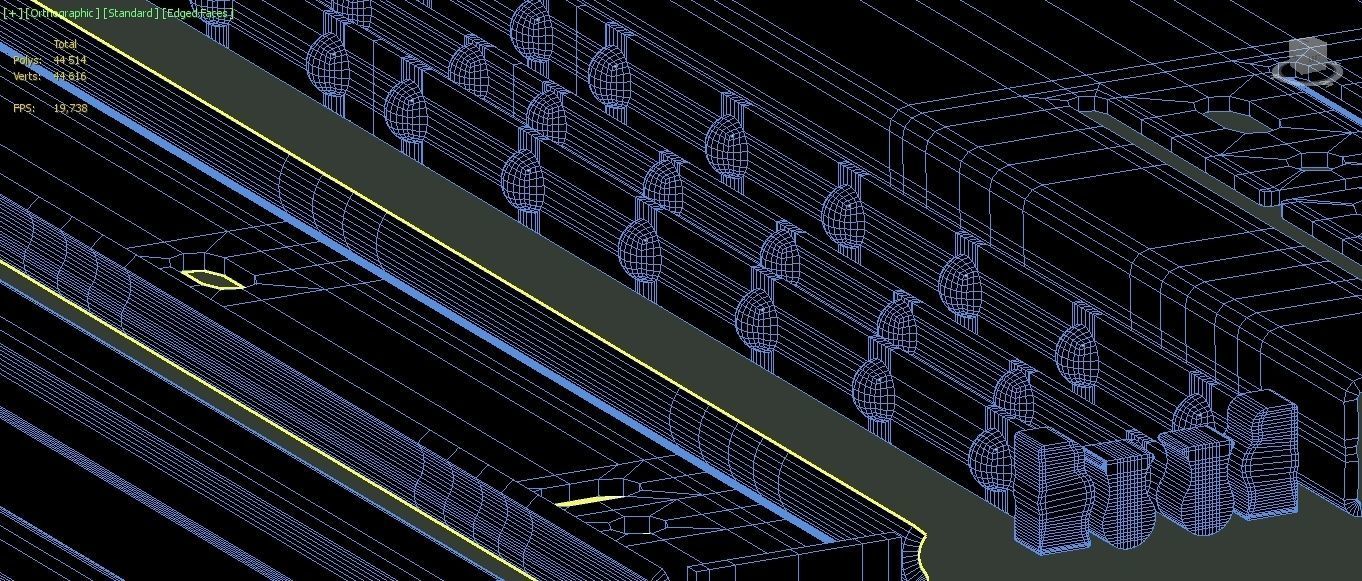 Guide rail 3D model | CGTrader
