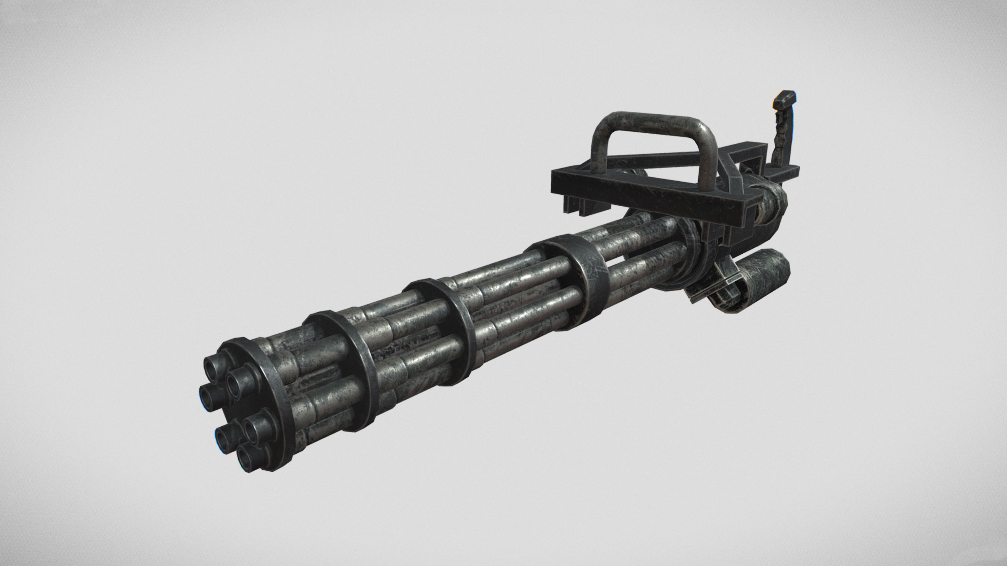 3D model M134 Vulcan Machine Gun VR / AR / low-poly | CGTrader